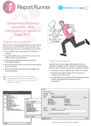 Report Runner Brochure | Resources | Orchid Systems